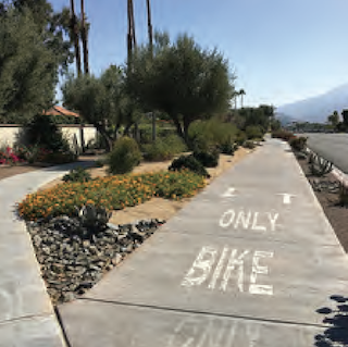 Palm Springs Bicycle Map, Things to do in Palm Springs, Bike Lanes