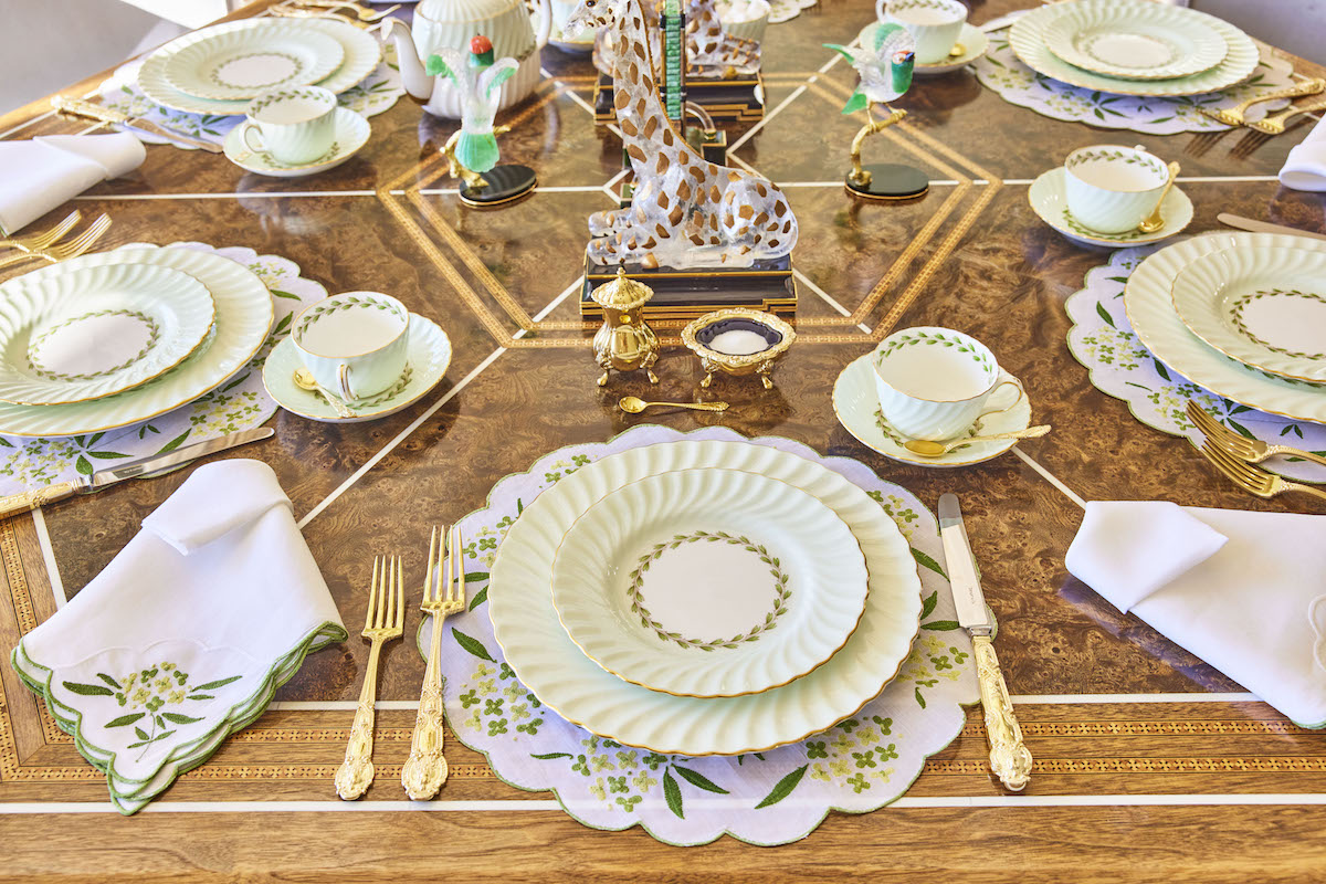 Flawless Dinnerware, Table Settings Put the Annenberg Reputation for ...