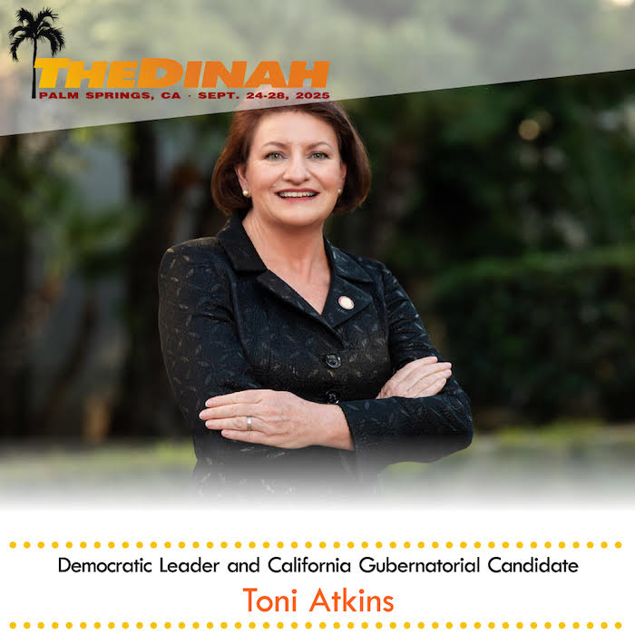 Toni Atkins Joins The Dinah Celebration in Palm Springs